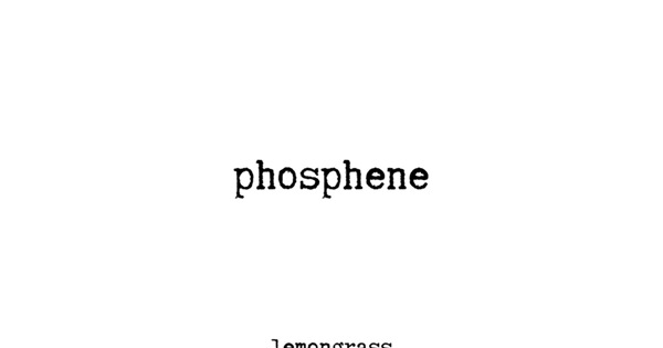 invisible design - phosphene - Single