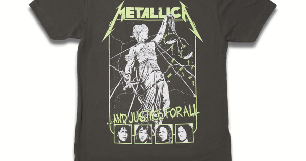...And Justice For All Inverted Album T-Shirt | Metallica.com
