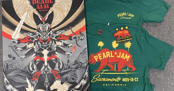 2022 Pearl Jam Sacramento Show Bundle