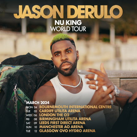 JASON DERULO | UK TOUR 2024