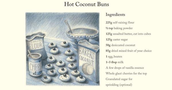 Baker by the Sea Hot Coconut Buns Recipe