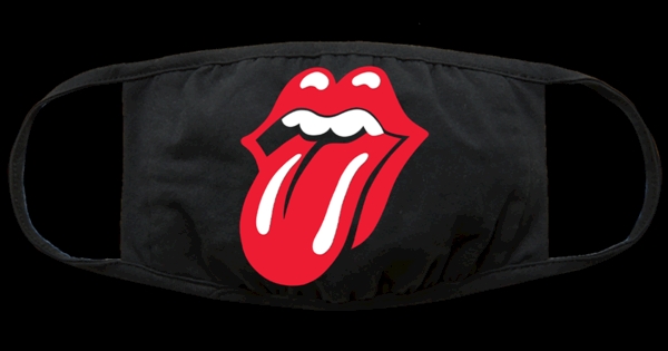 The Rolling Stones Lick Face Mask