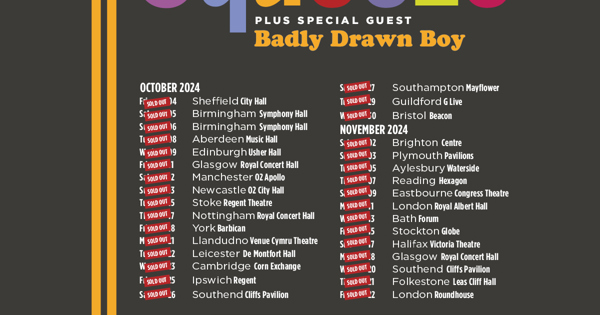 Squeeze 50th Anniversary Tour 2024