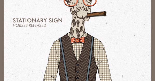 Stationary Sign - Horses Released