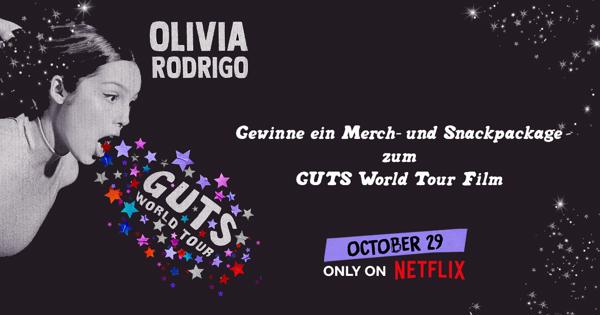 Olivia Rodrigo GUTS World Tour Film Package gewinnen