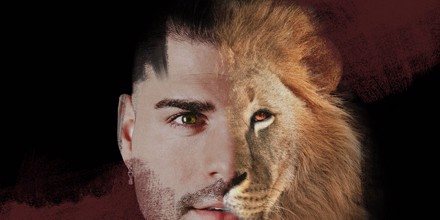 Half Human Half Lion Face