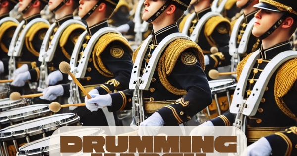 Drumming March Band