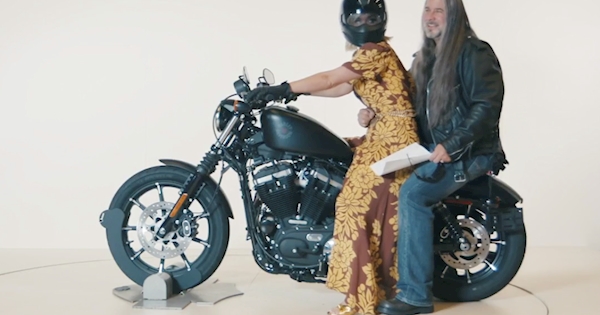 Katy Perry Surprises a Biker in a Dramatic Reading of Harleys in Hawaii