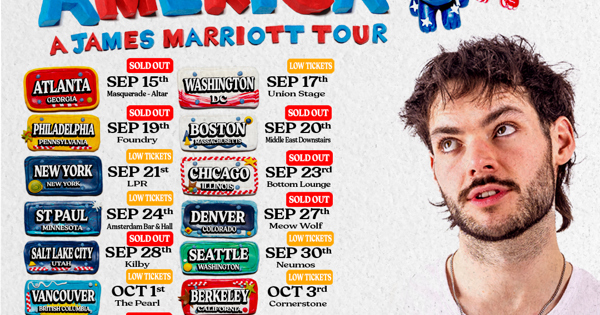 James Marriott North American Tour