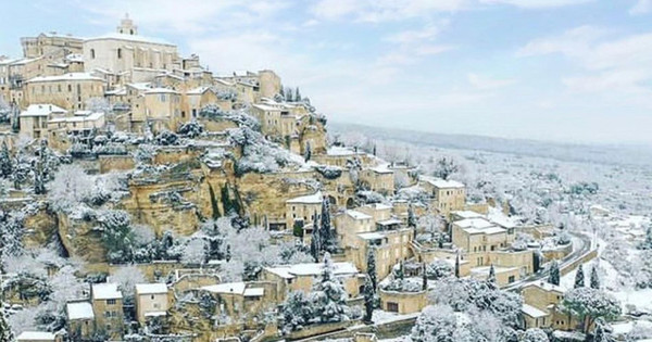 Marcel Mignot - Snowy Provence