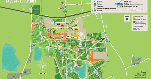 Roskilde Festival 2024 Map