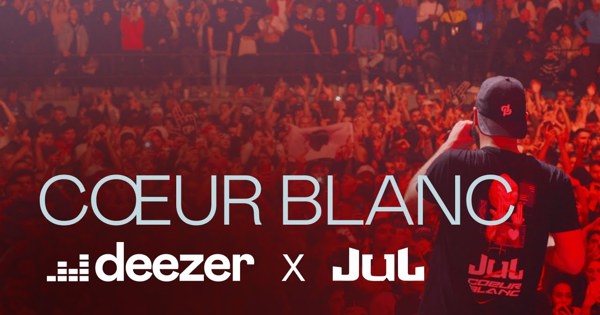 Jul présente Cœur Blanc à ses fans avec Deezer