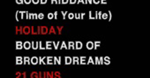 Jared Halley - Basket Case / Good Riddance (Time of Your Life ...