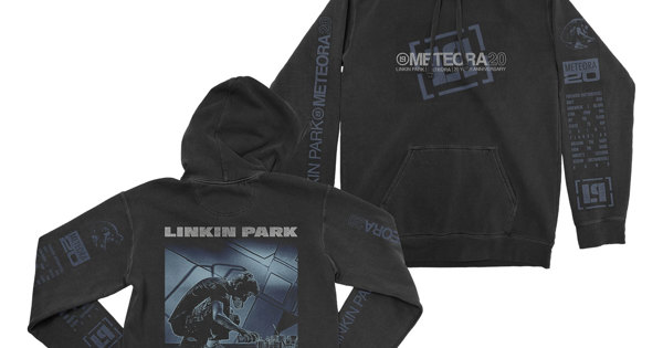 M20 Logo Tilt Washed Black Hoodie