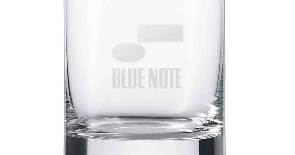 Vintage Blue Note Logo Etched Glass