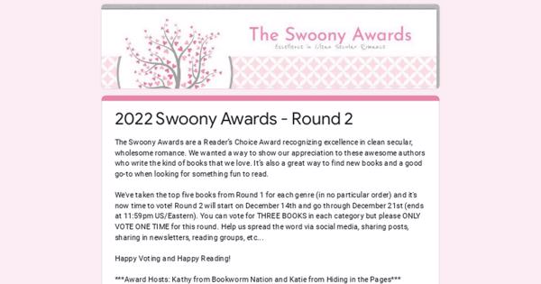 2022 Swoony Awards - Round 2