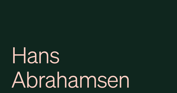 Hans Abrahamsen Essentials
