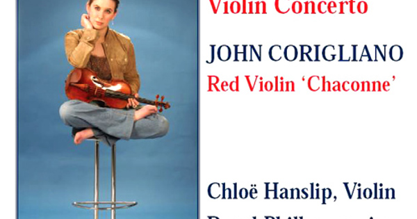 Adams: Violin Concerto & Corigliano: Red Violin 'Chaconne'